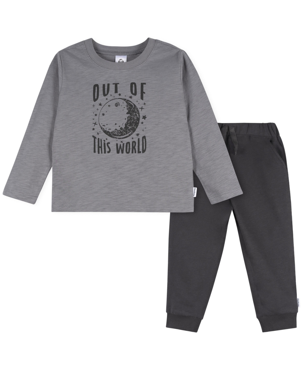 Click here for Gerber Toddler Boys 2-Piece Top and Jogger Set - S... prices