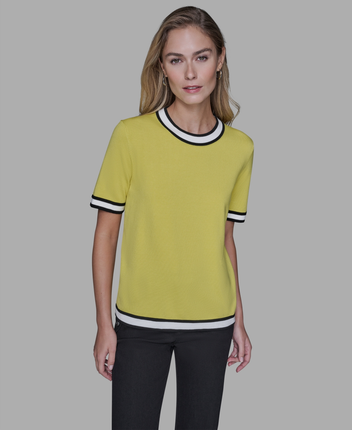 Click here for Karl Lagerfeld Paris Womens Short-Sleeve Sweater -... prices