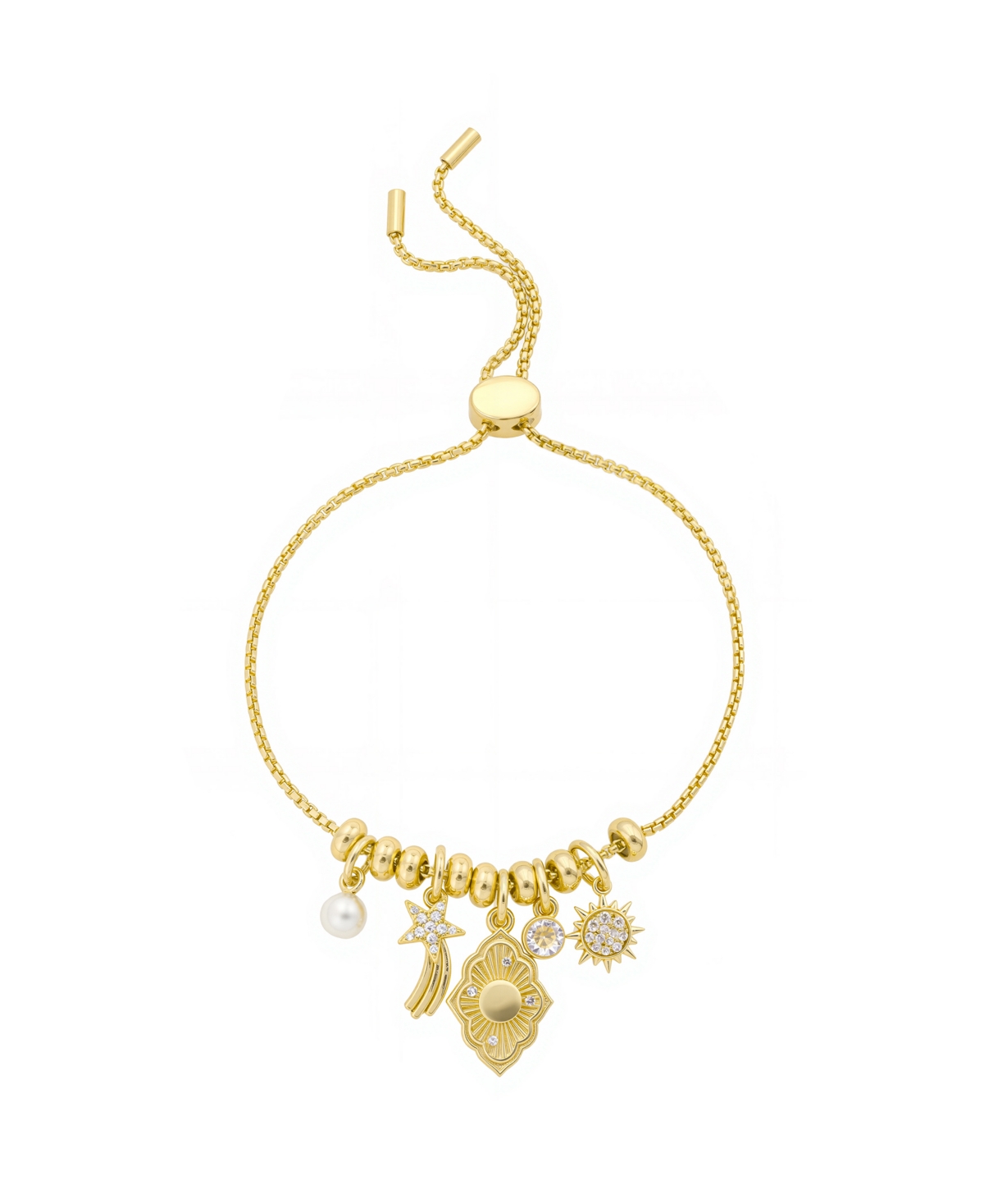 Click here for Unwritten Cubic Zirconia And Crystal Charm Adjusta... prices