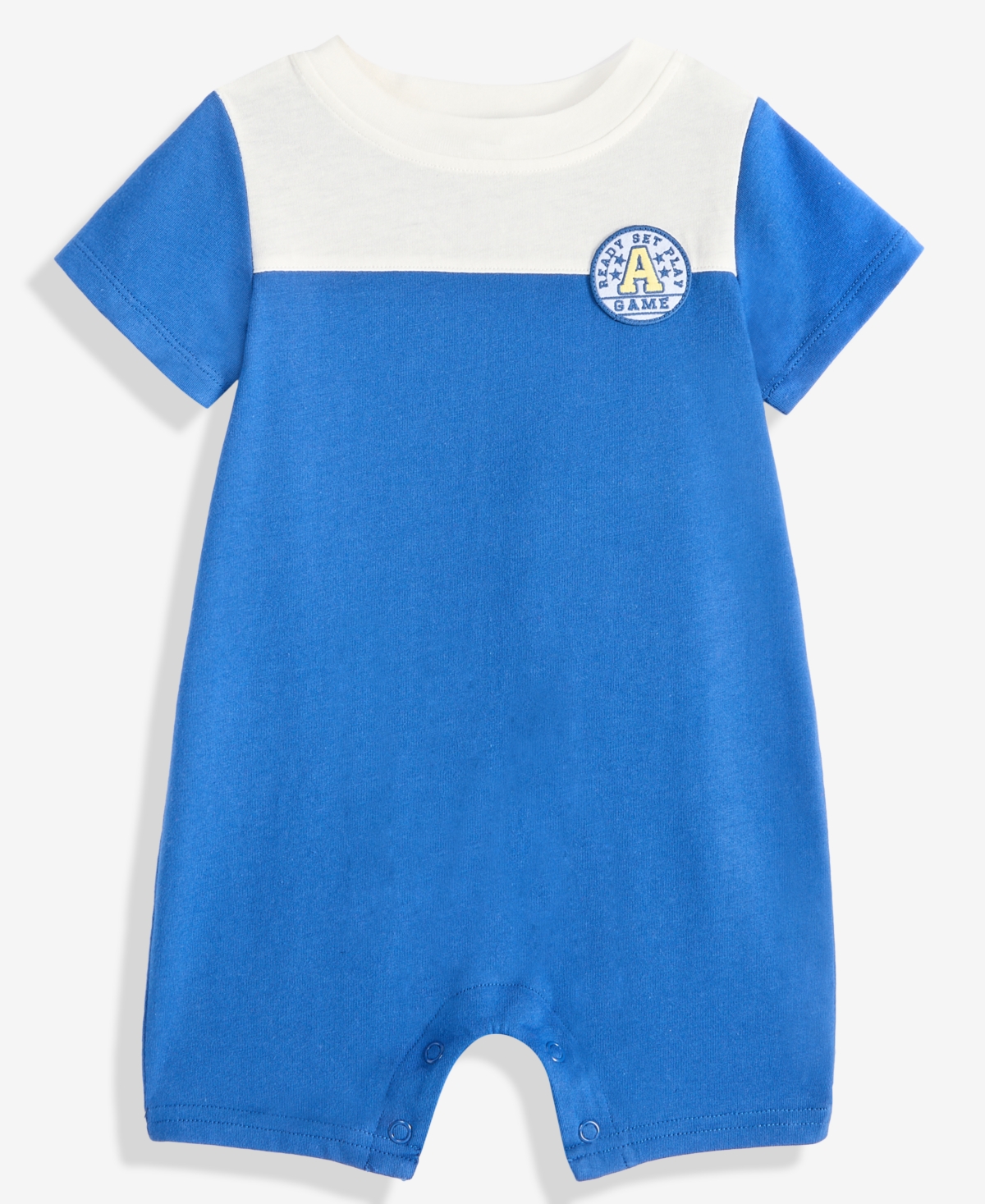 Click here for First Impressions Baby Boys Sport Patch Sunsuit  M... prices