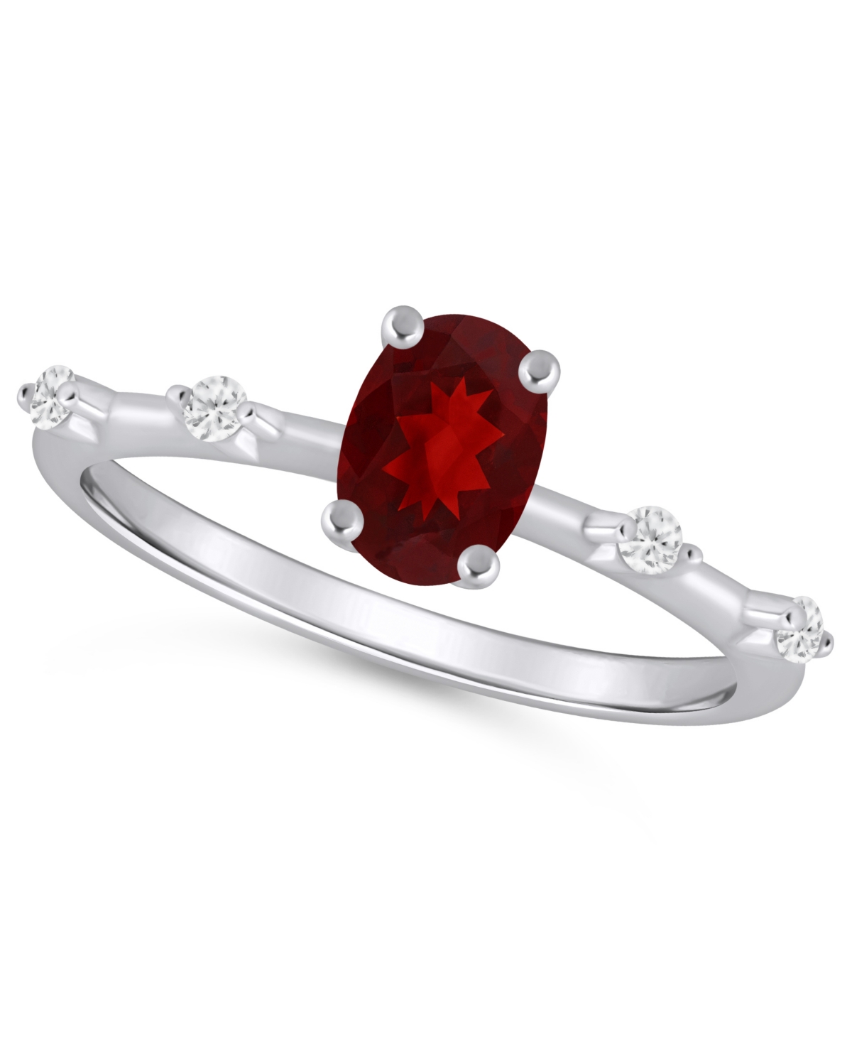 Click here for Macys Gemstone and Diamond (1/10 ct. t.w.) Ring in... prices