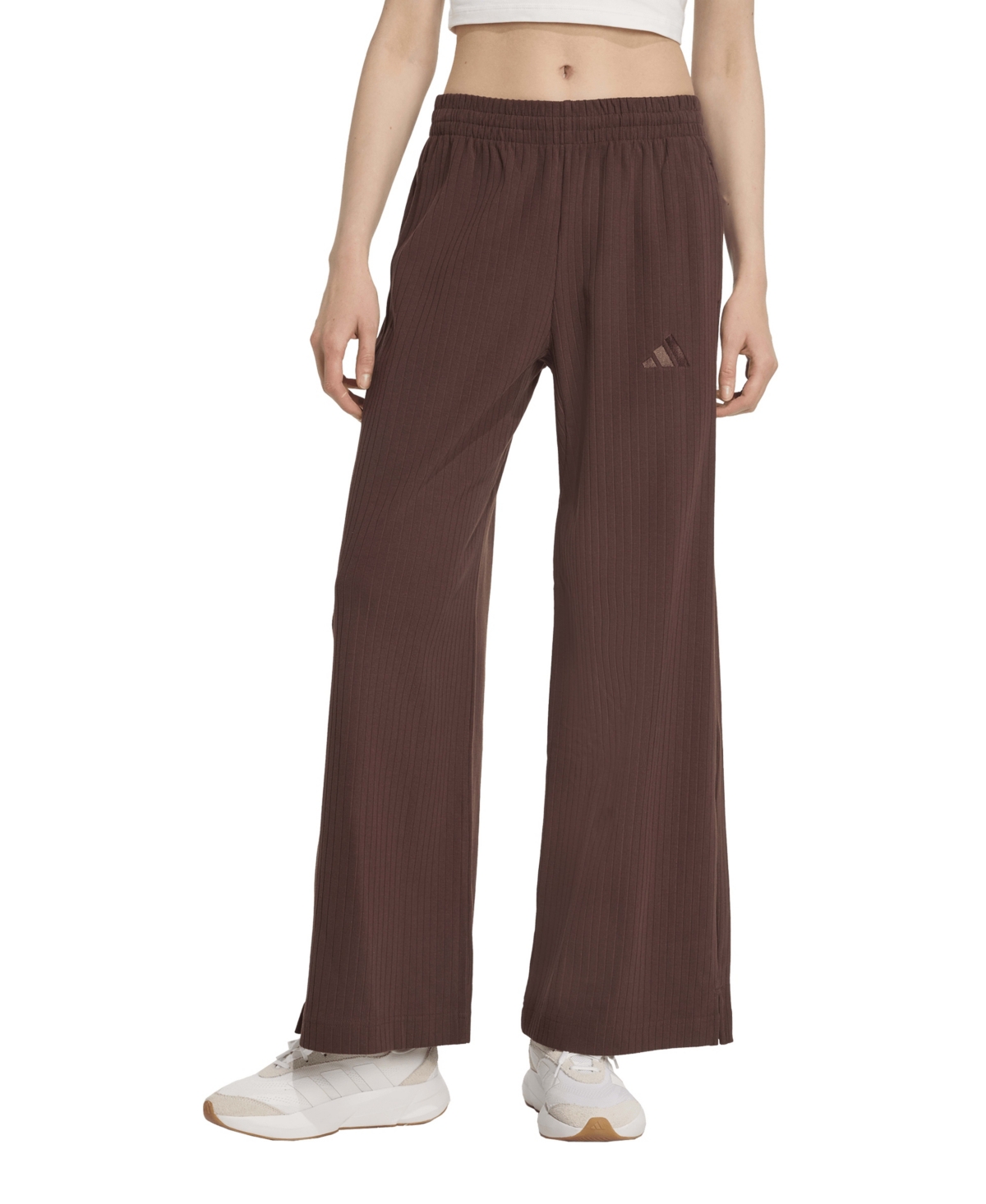 Click here for adidas Womens Loose Wide Leg Pants - Shadow Brown prices