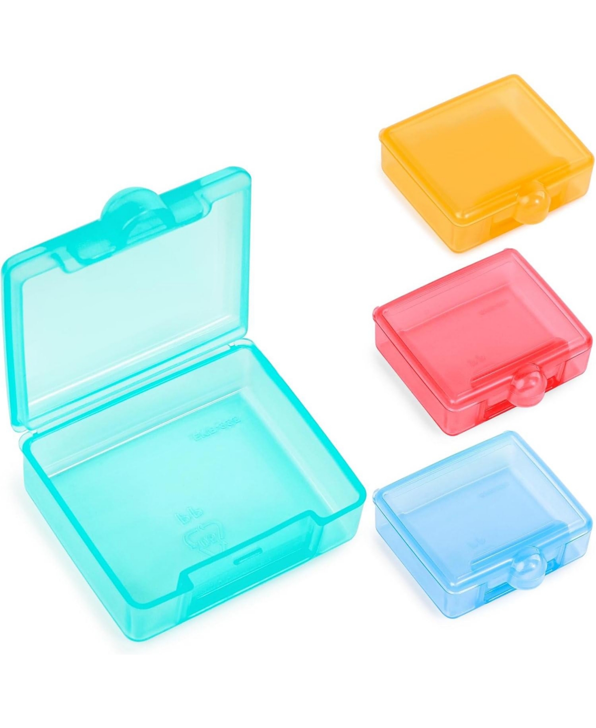 Click here for Sukuos Small Pill Box 4-Pack Travel Pill Organizer... prices