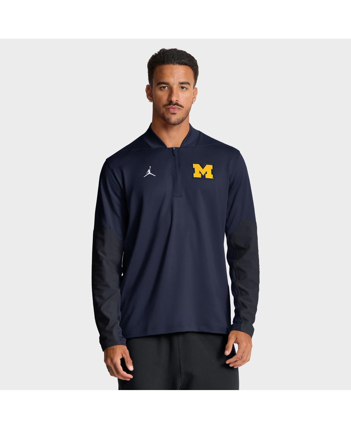Click here for Jordan Mens Navy Michigan Wolverines Sideline Dri-... prices