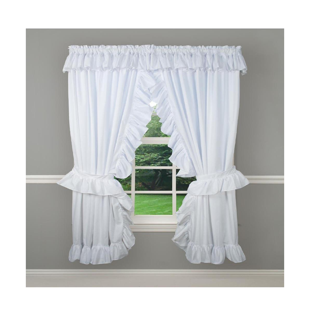 Click here for Ellis Curtain 2-Piece Ruffled Priscilla Window Cur... prices
