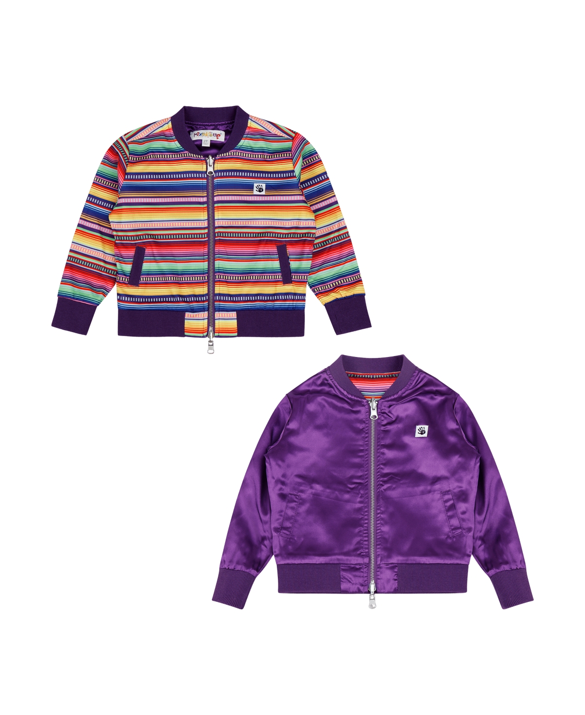 Click here for Mixed Up Clothing Toddler Girls Reversible Zip up... prices