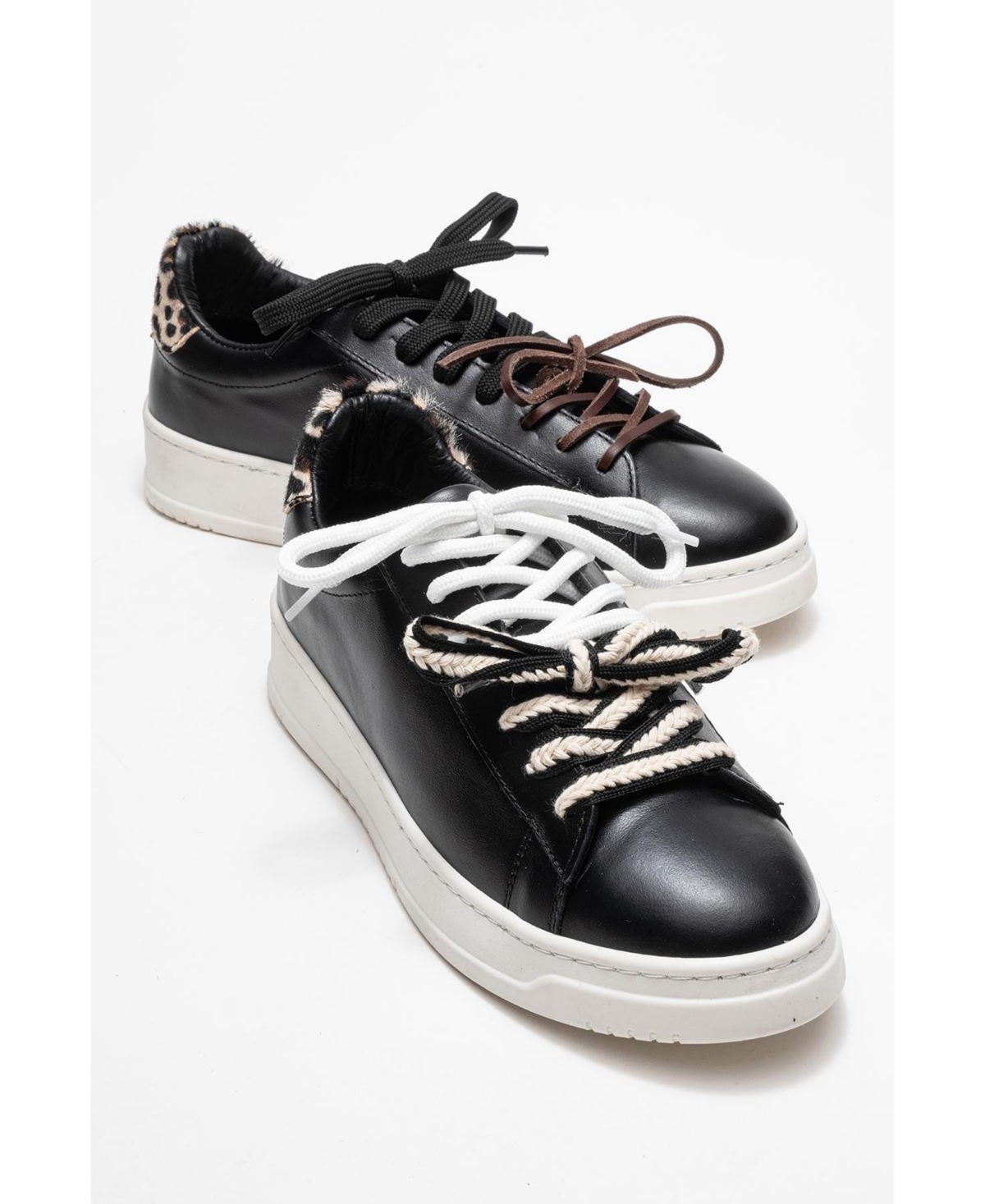 Click here for Forever & Always Shoes Warron Leather Sneakers (Wo... prices