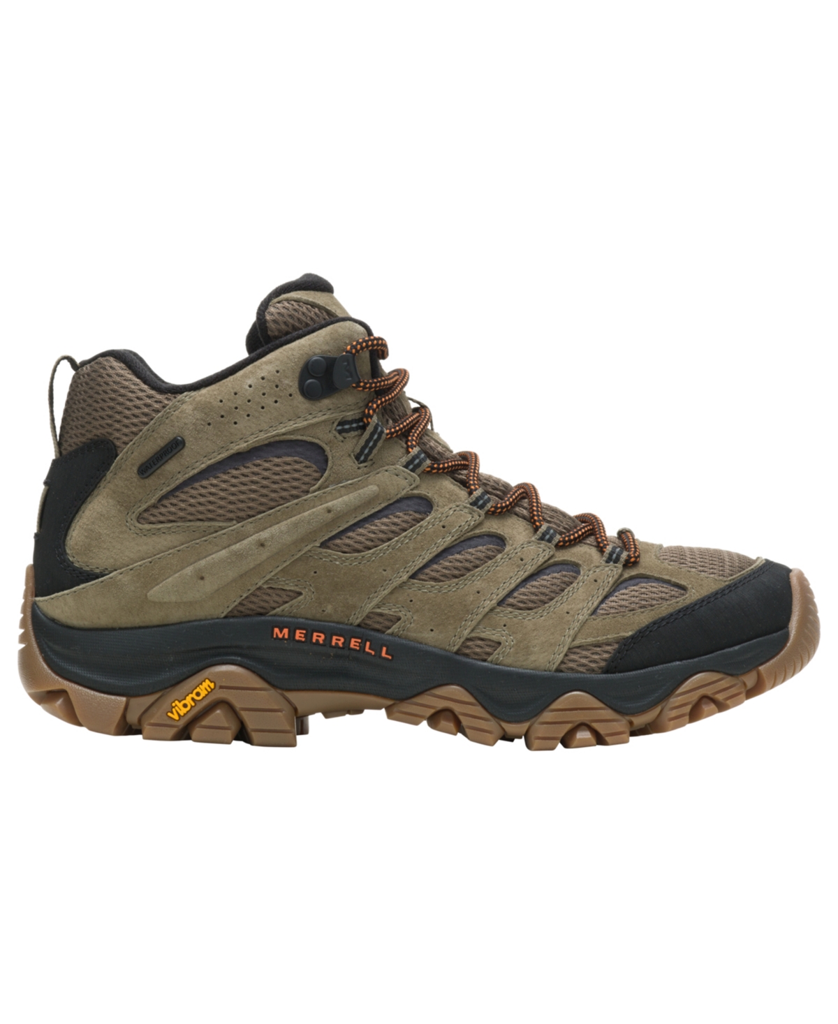 Click here for Merrell Mens Moab 3 Mid Waterproof Round Toe Shoes... prices