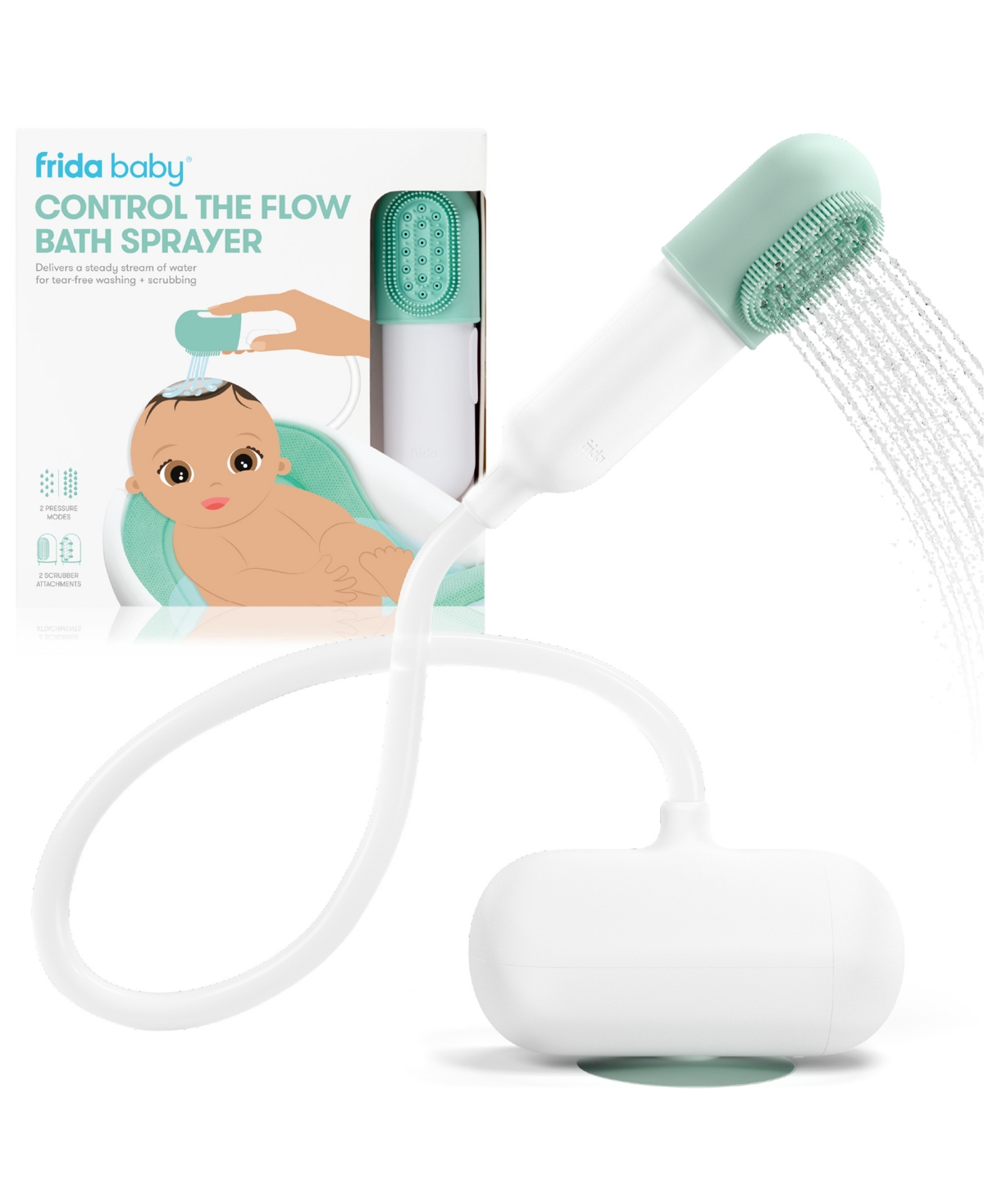 Click here for Frida Baby Control The Flow Bath Sprayer - White prices