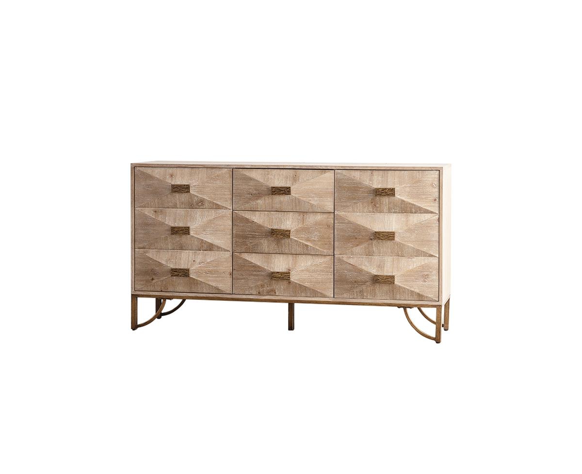 Click here for Casainc Storage Cabinet with 3 Drawers - Natural w... prices