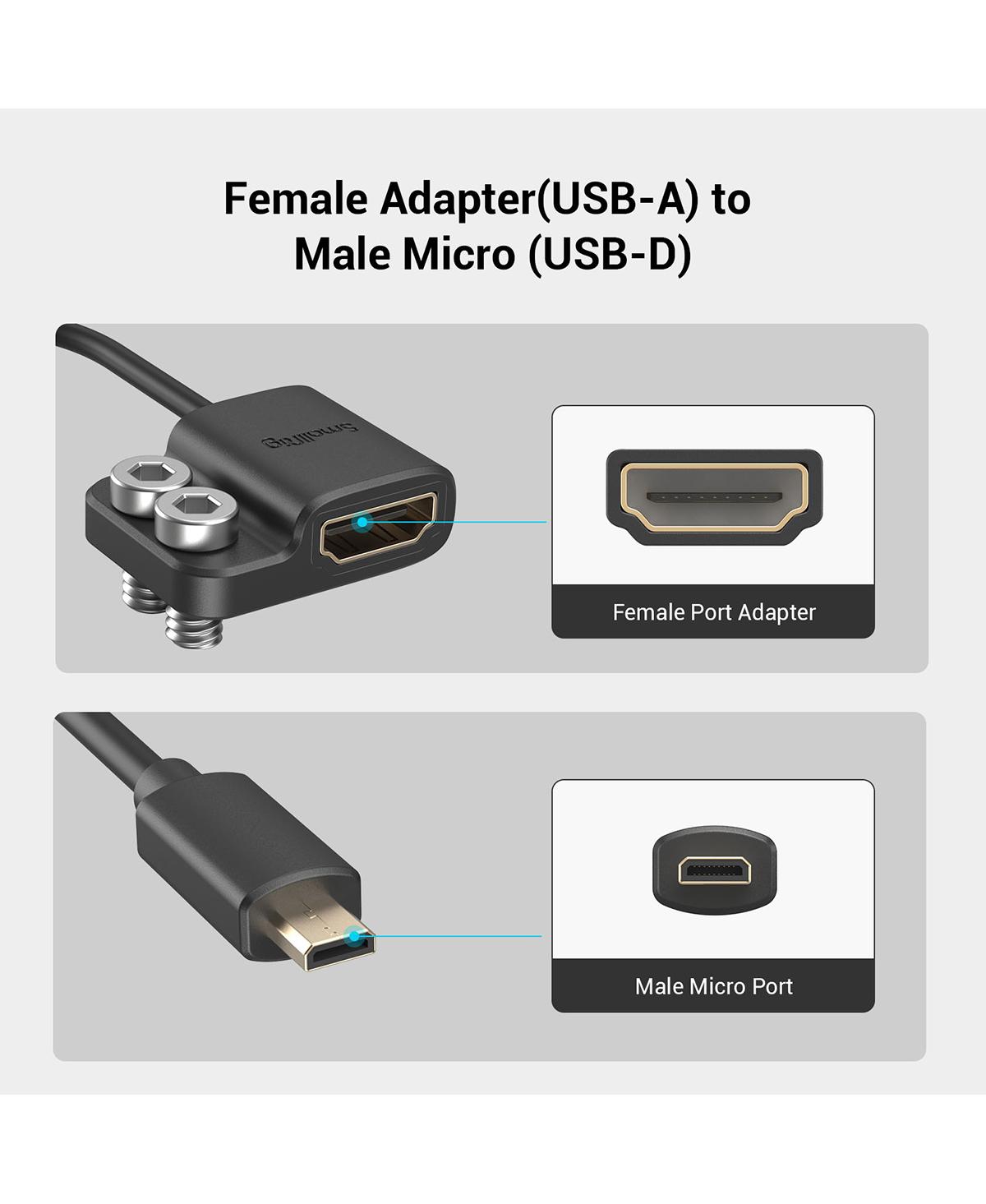 Click here for SmallRig Ultra Slim 4K Hdmi Type D to A Adapter Ca... prices