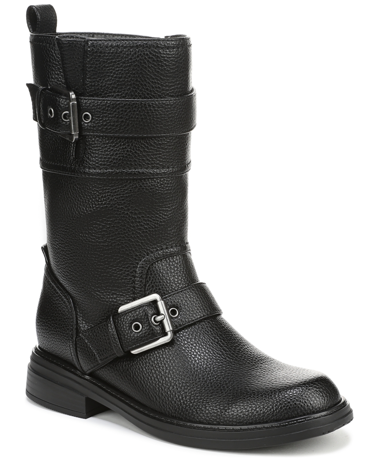 Click here for Naturalizer Womens Latoya Mid-Shaft Moto Boots - B... prices