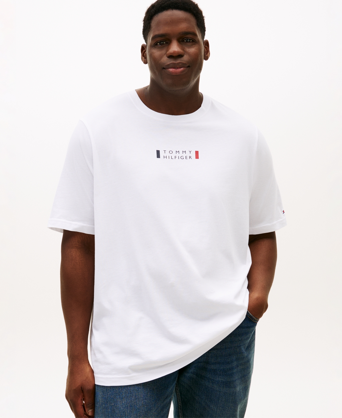 Click here for Tommy Hilfiger Mens Big & Tall Small Center Logo T... prices