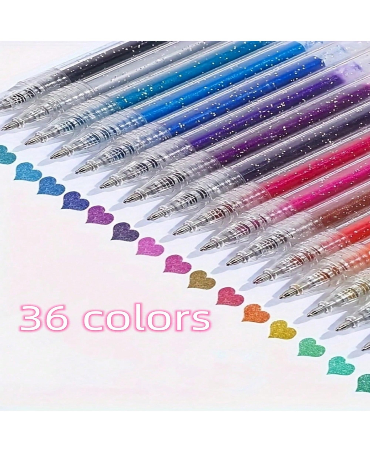 Click here for Htutwoo 36 Colors Glitter Gel Pen Set  Colored 1mm... prices