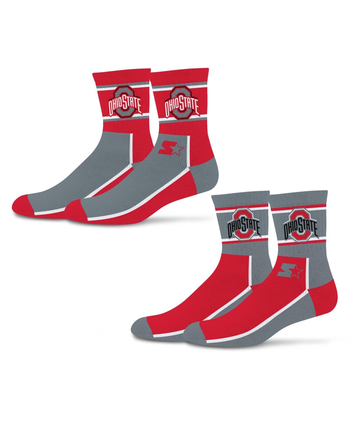 Click here for Starter Mens and Womens 2-Pack Scarlet/White Ohio... prices