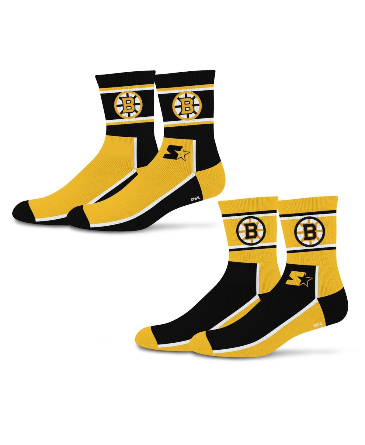Click here for Starter Mens and Womens 2-Pack Black/Gold Boston B... prices