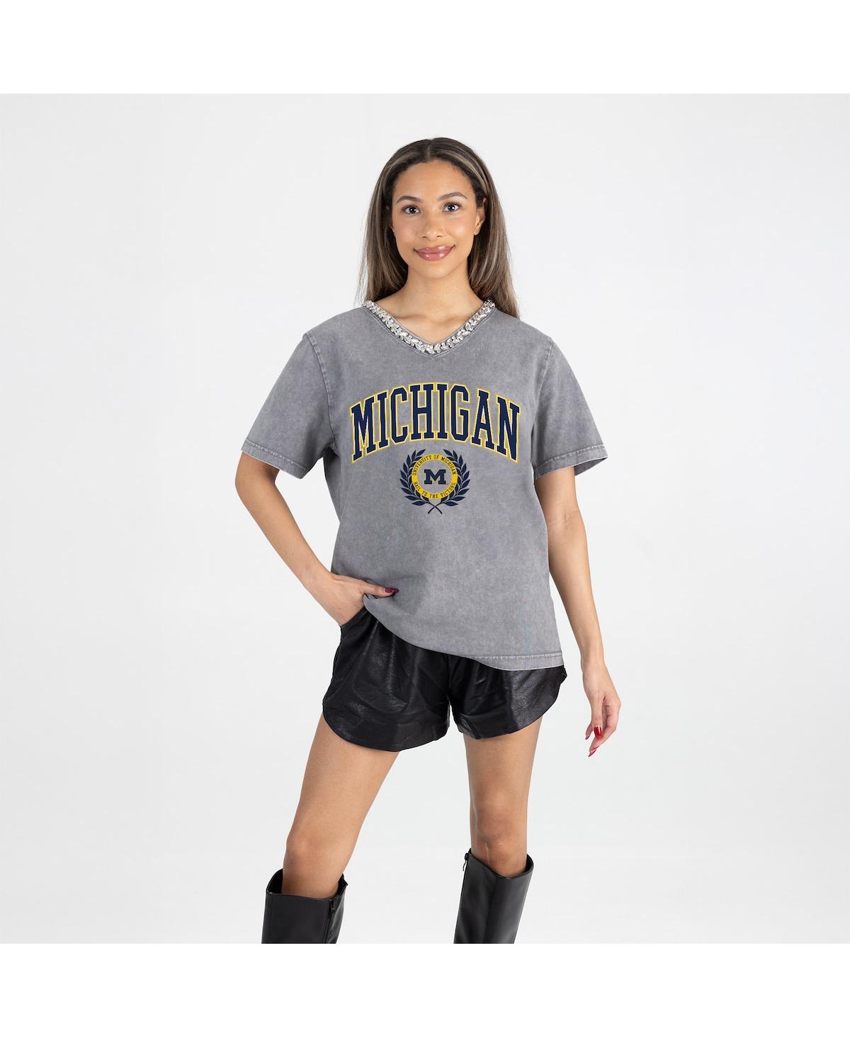 Click here for Gameday Couture Womens Gray Michigan Wolverines Ic... prices
