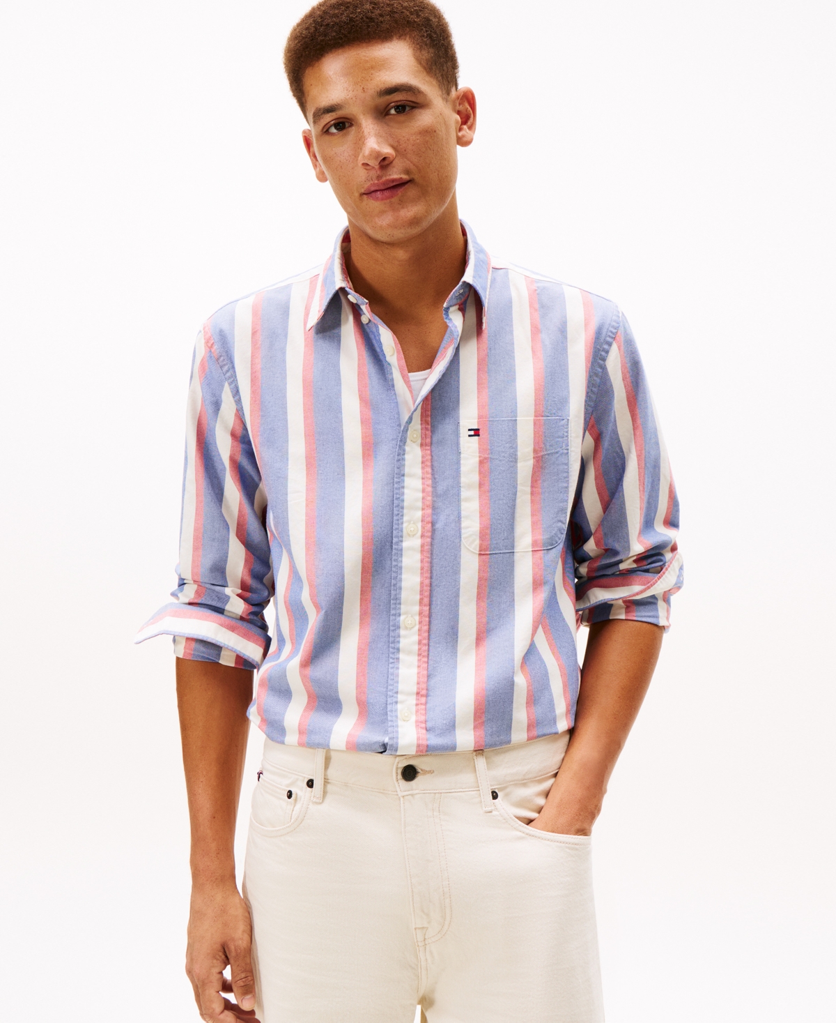 Click here for Tommy Hilfiger Mens Icon Stripe Heritage Tailored... prices