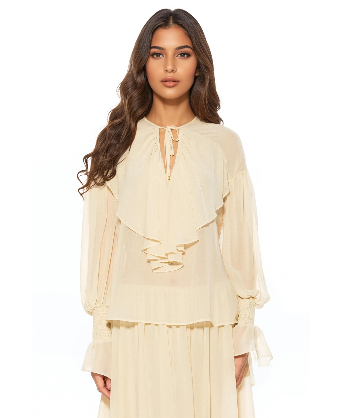 Click here for Alexia Admor Womens Serelise Blouse - Ivory prices