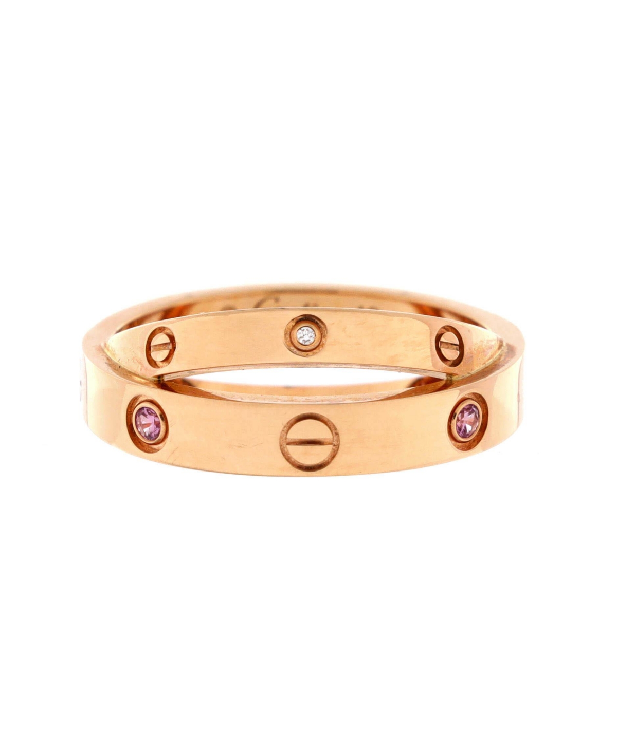 Click here for Pre-Owned Cartier Love Double Ring - 18k rose gold prices