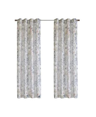 Click here for Habitat 100 Polyester Audrey Sheer Grommet Floral... prices