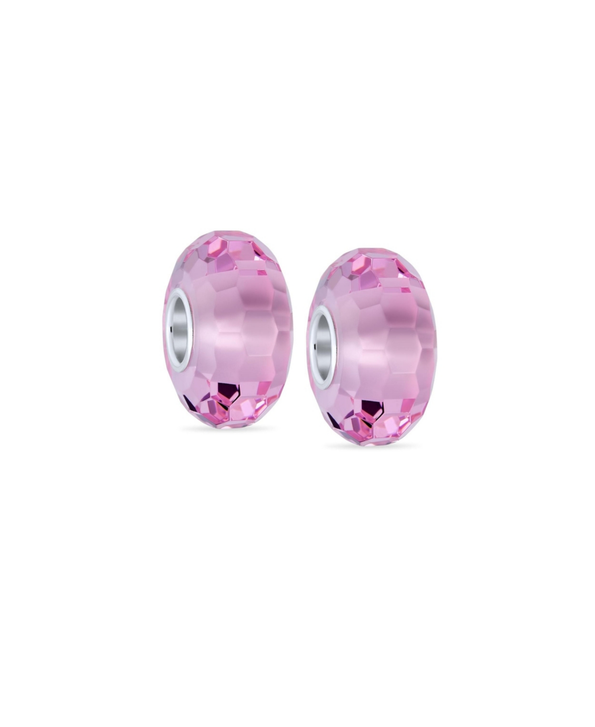 Click here for Bling Jewelry Set of 2 Faceted Murano Glass Charm... prices