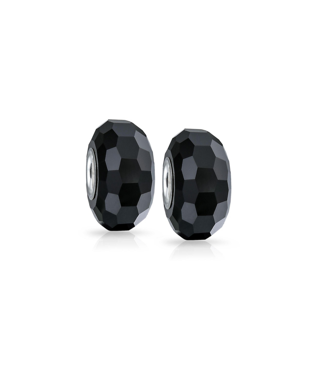 Click here for Bling Jewelry Set of 2 Faceted Murano Glass Charm... prices