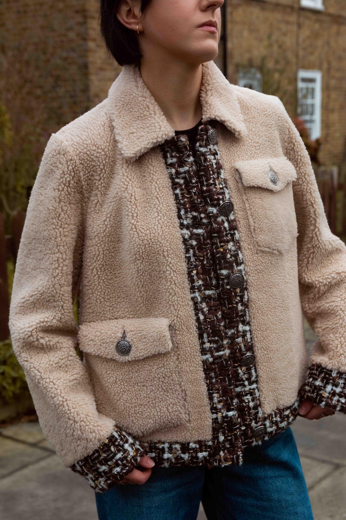 Click here for Labeca London Womens Teddy Shearling Jacket prices
