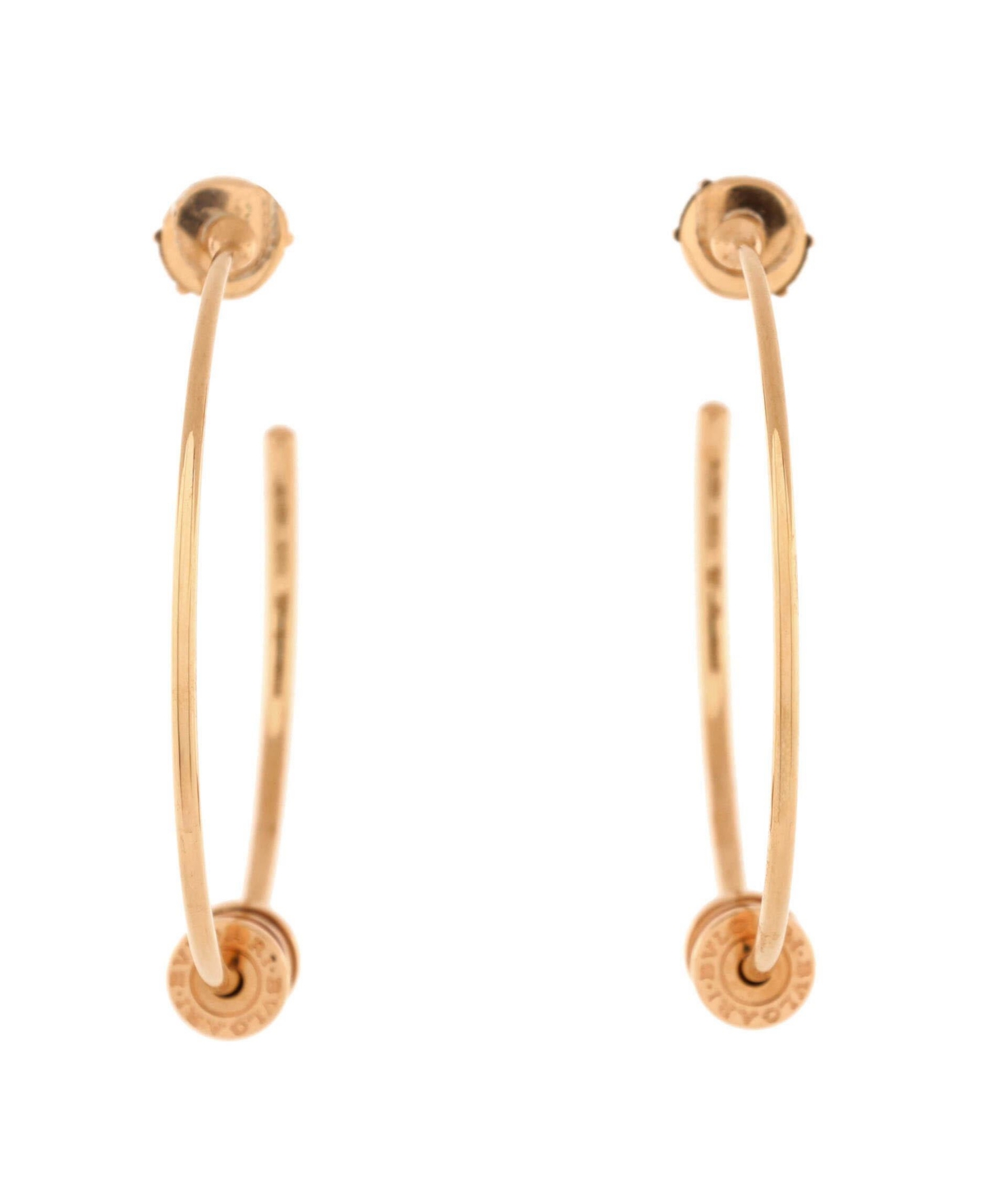 Click here for Pre-Owned Bvlgari B.Zero Hoop Earrings - 18k rose... prices