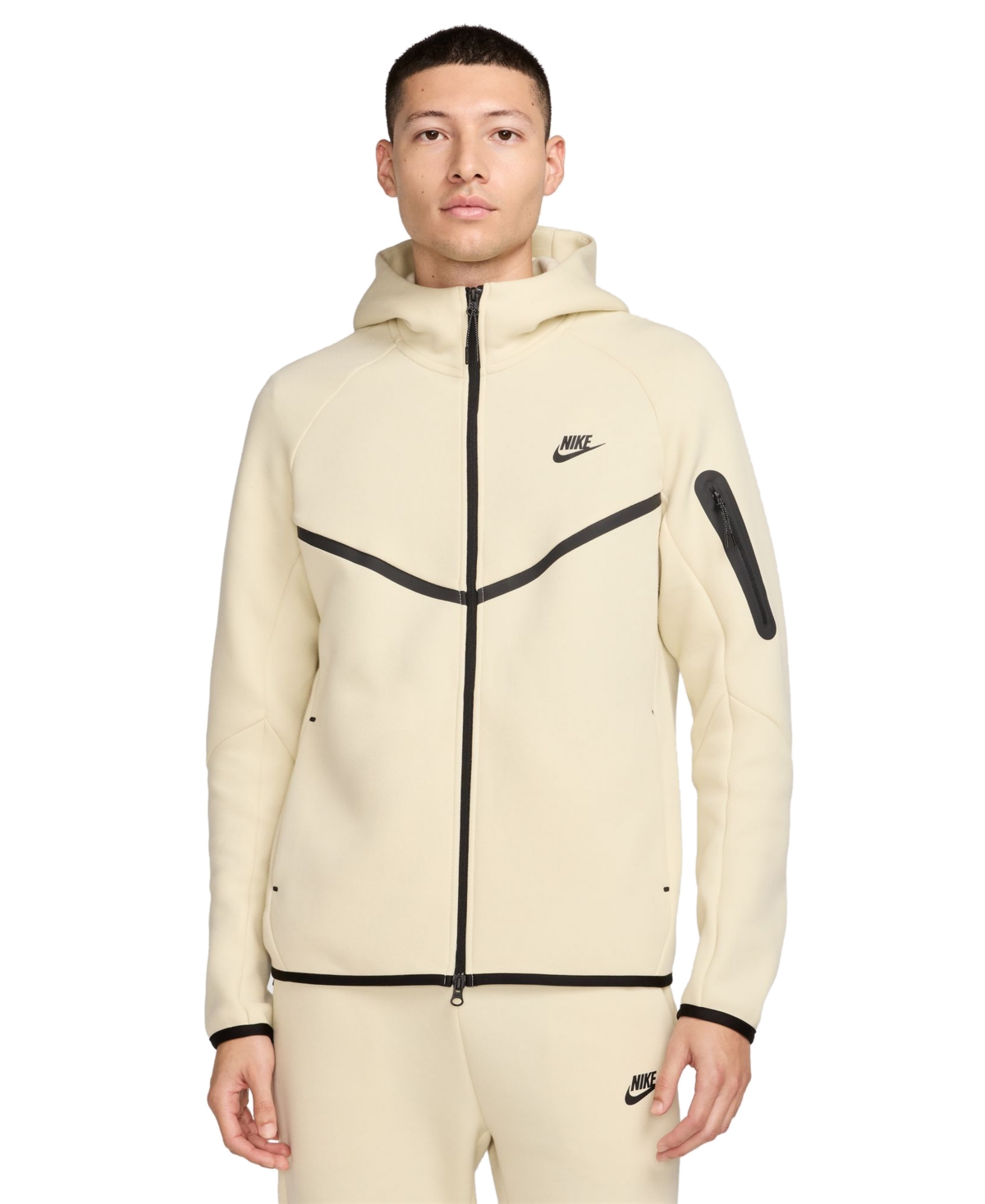 Click here for Nike Mens Tech Fleece Full-Zip Windrunner Logo Hoo... prices