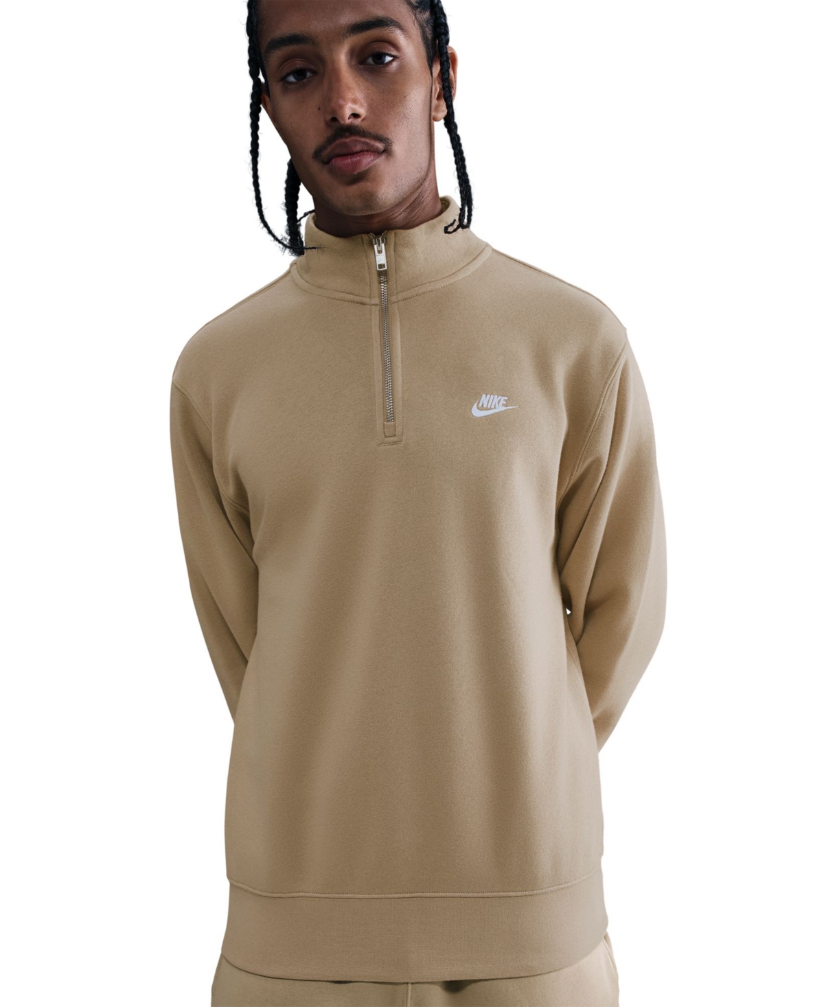 Click here for Nike Mens Sportswear Club Half-Zip Fleece Top - Pa... prices