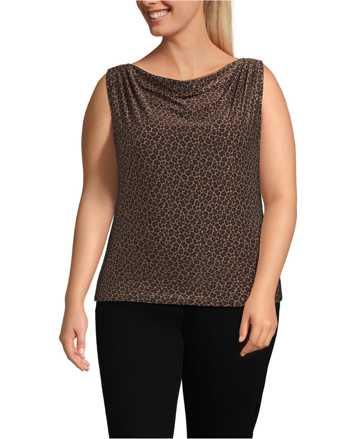 Click here for Lands End Womens Plus Size Sleeveless Silky Knit D... prices