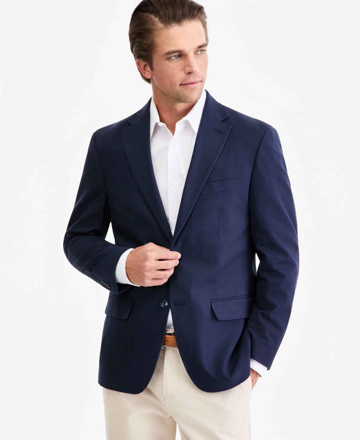 Click here for Tommy Hilfiger Mens Modern-Fit Linen Blend Blazer... prices