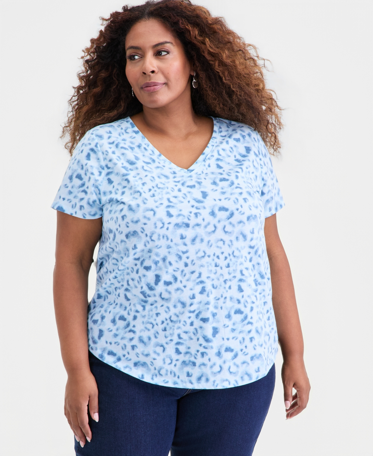 Click here for Style & Co Plus Size Perfect V-Neck T-Shirt  Macys... prices