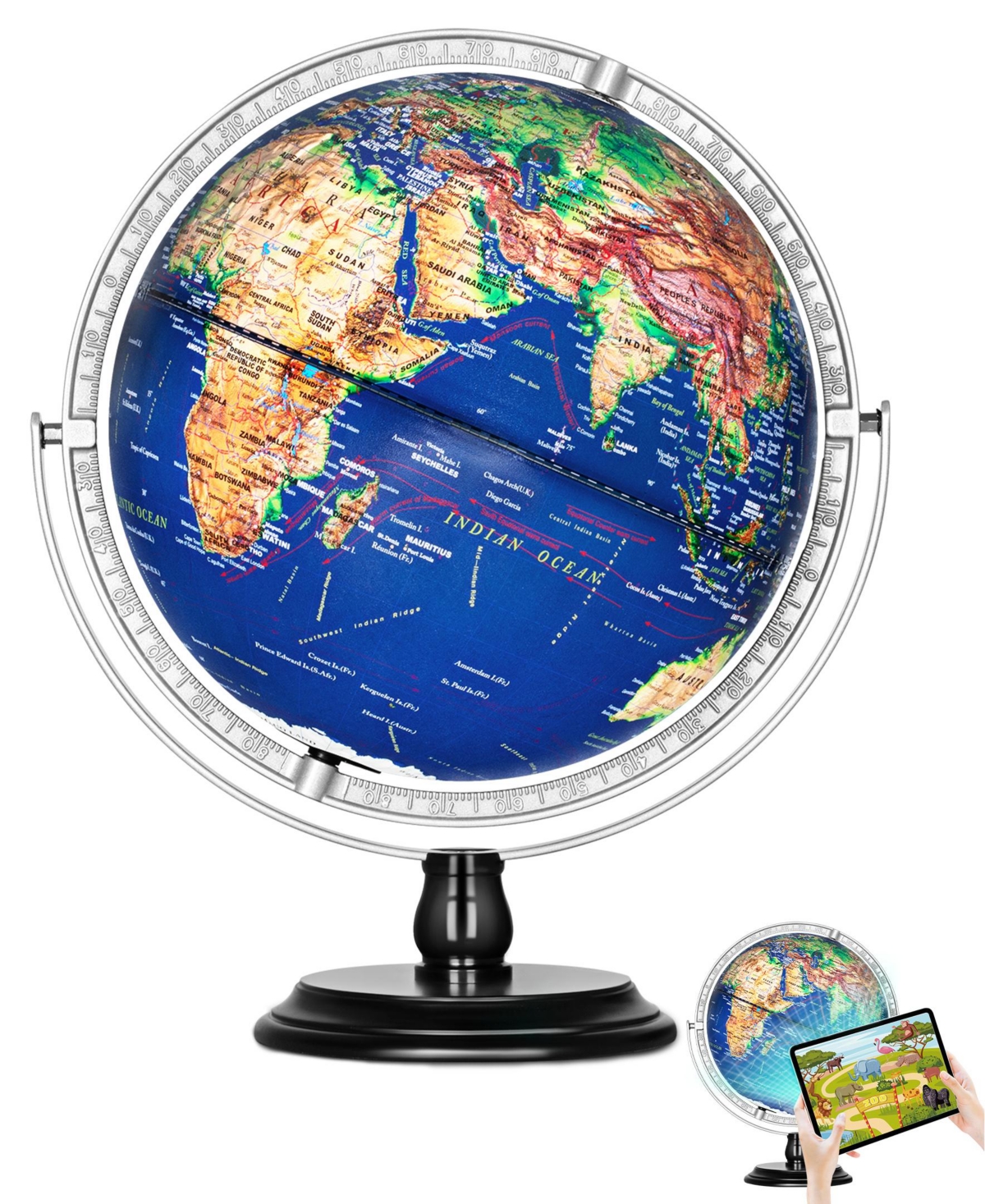 Click here for Sugift 13-Inch Raised Relief Light-Up Globe with A... prices