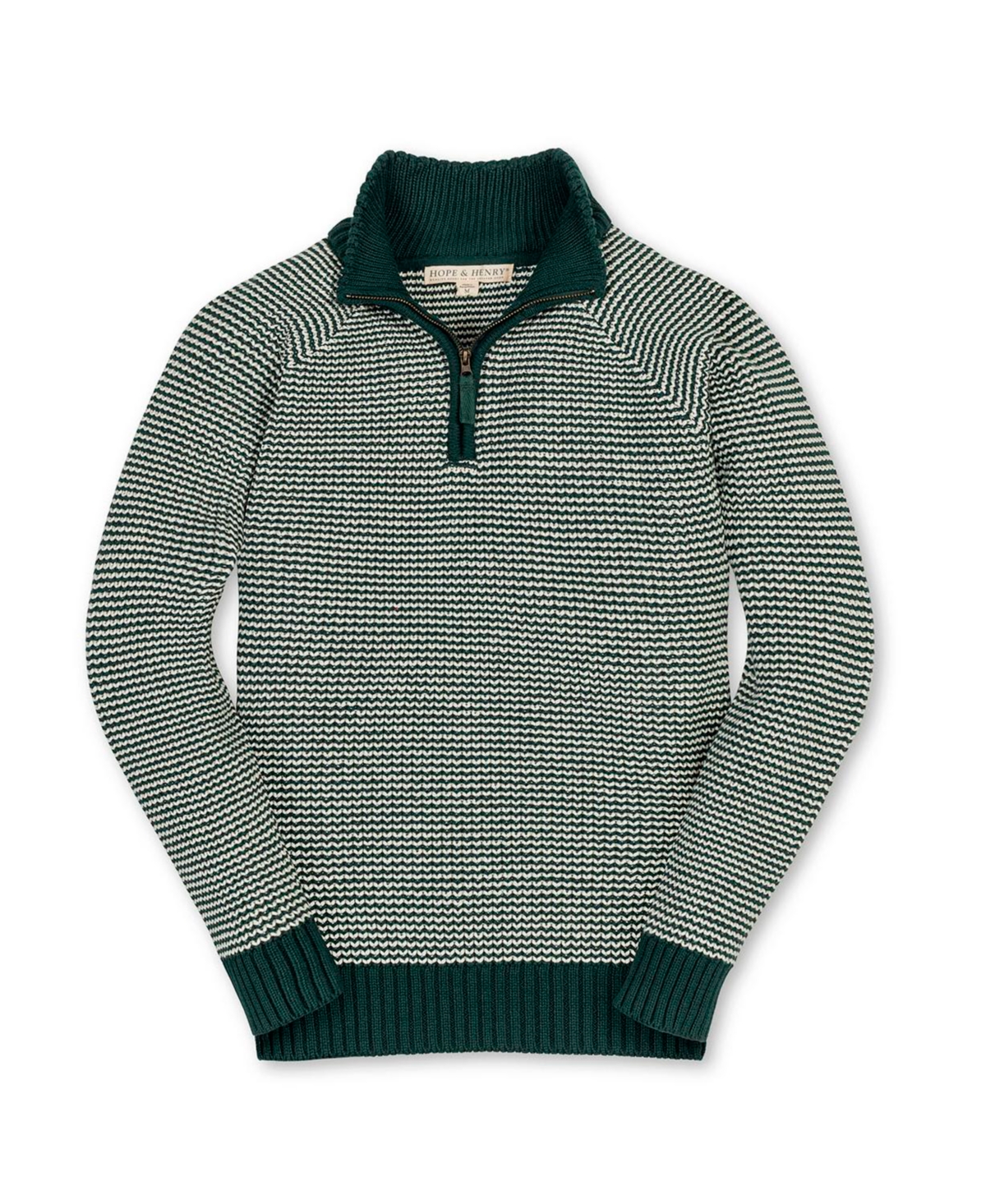 Click here for Hope & Henry Boys Organic Long Sleeve Half Zip Rag... prices