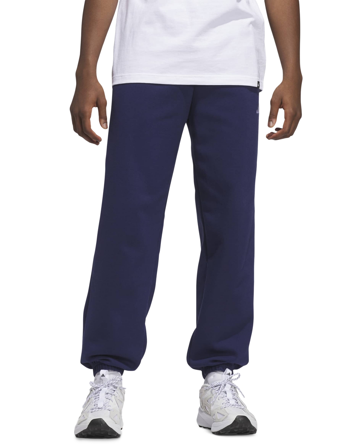 Click here for adidas Mens Relax Cuff Regular Fit Pants - Navy prices
