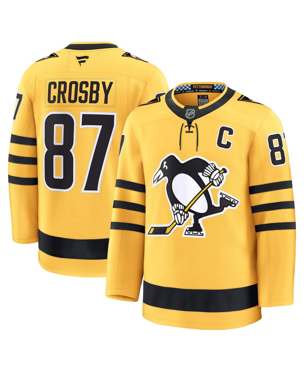 Click here for Fanatics Mens Sidney Crosby Gold Pittsburgh Pengui... prices