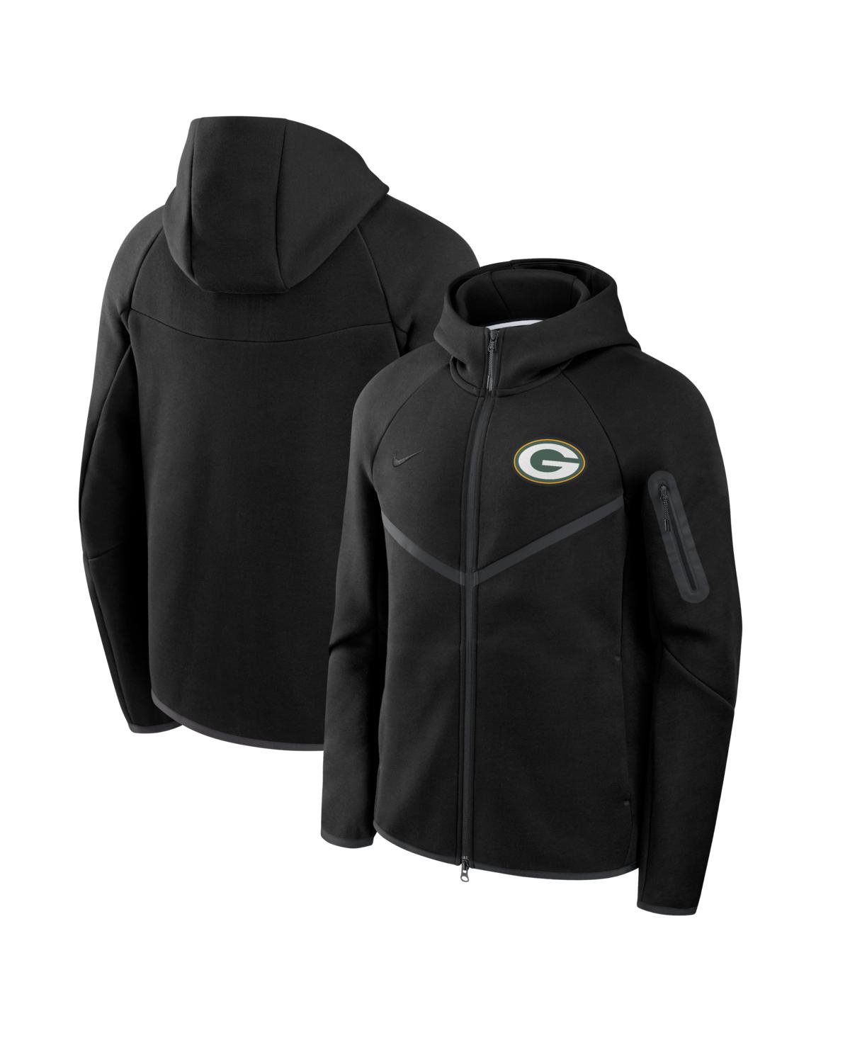 Click here for Nike Mens Black Green Bay Packers Tech Fleece Full... prices
