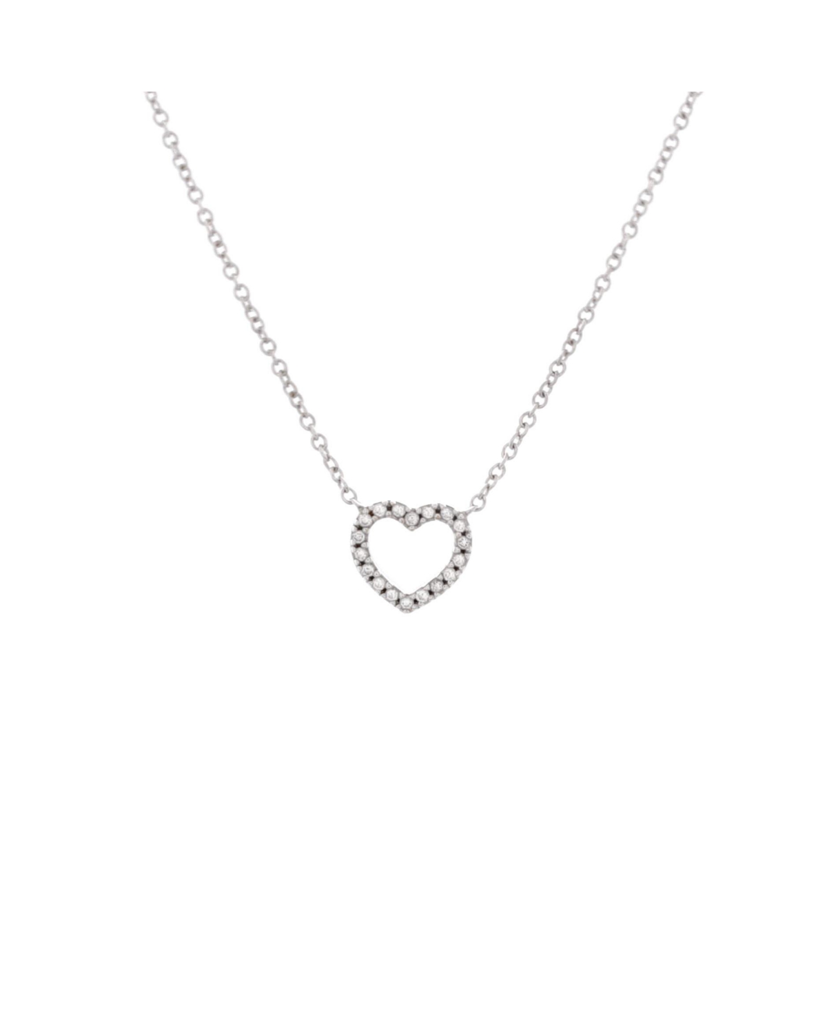 Click here for Pre-Owned Tiffany & Co. Metro Open Heart Pendant N... prices