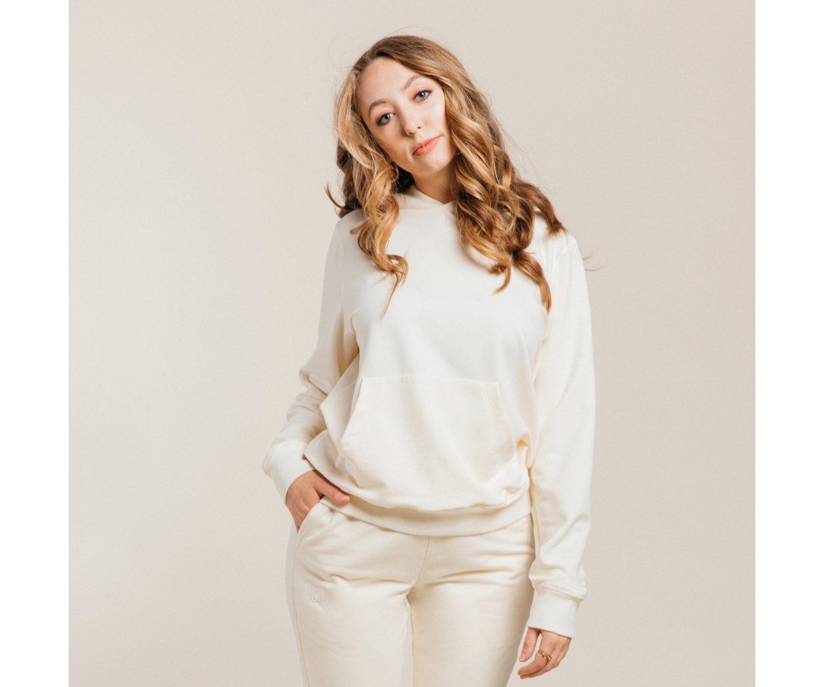 Click here for Ocio Womens SoftCore Classic Hoodie - Bone prices