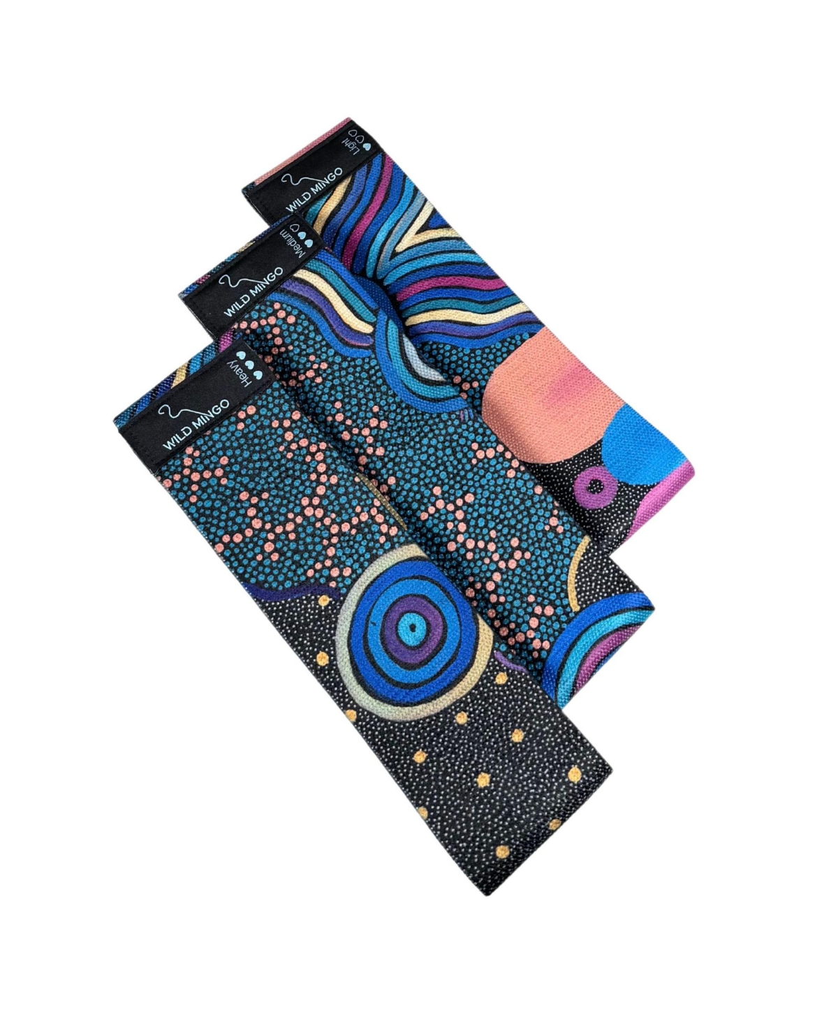 Click here for 3pkBands Confetti - Deep purples and blue tones prices