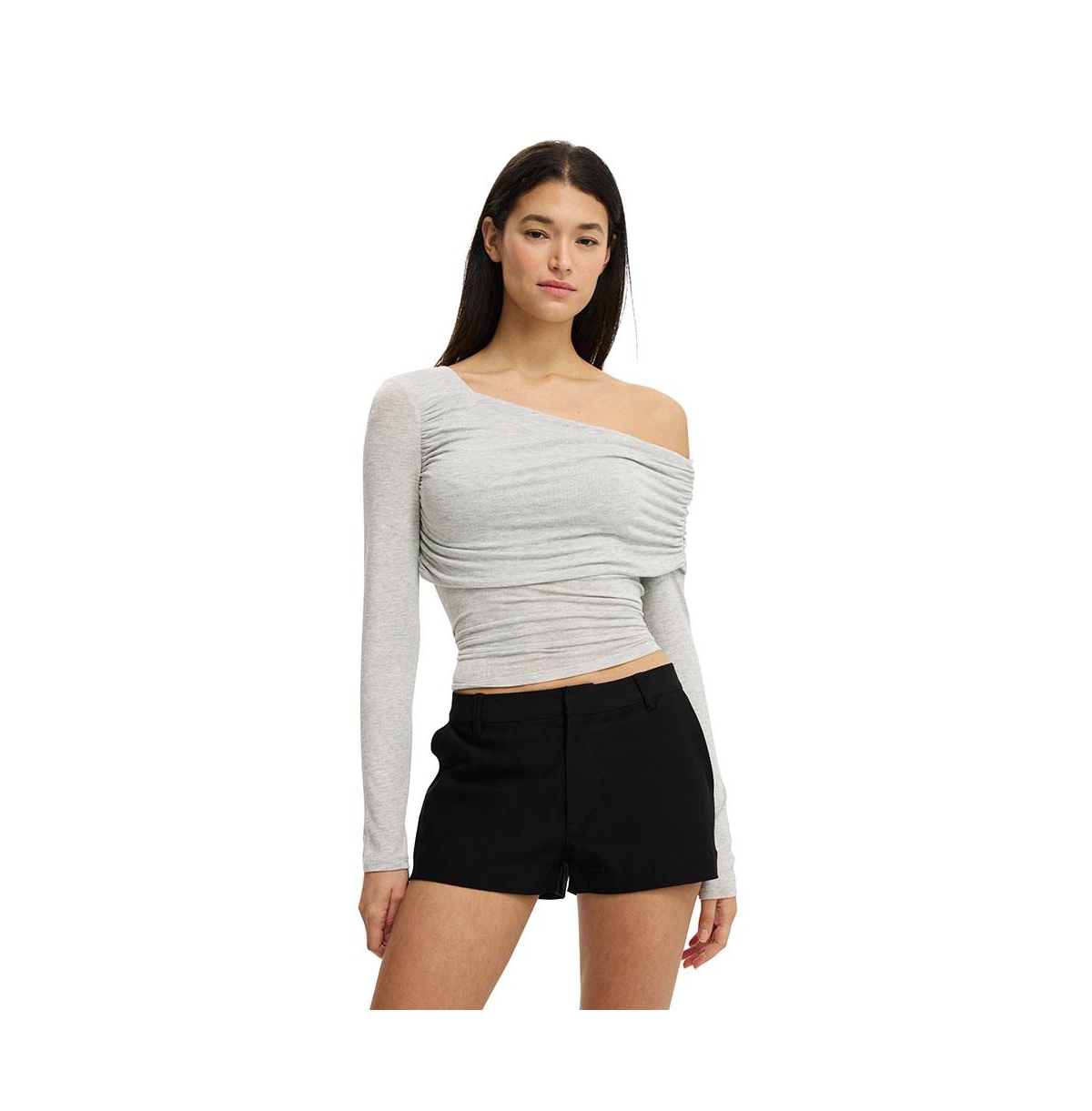 Click here for Cotton On Womens One Shoulder Base Layer Long Slee... prices