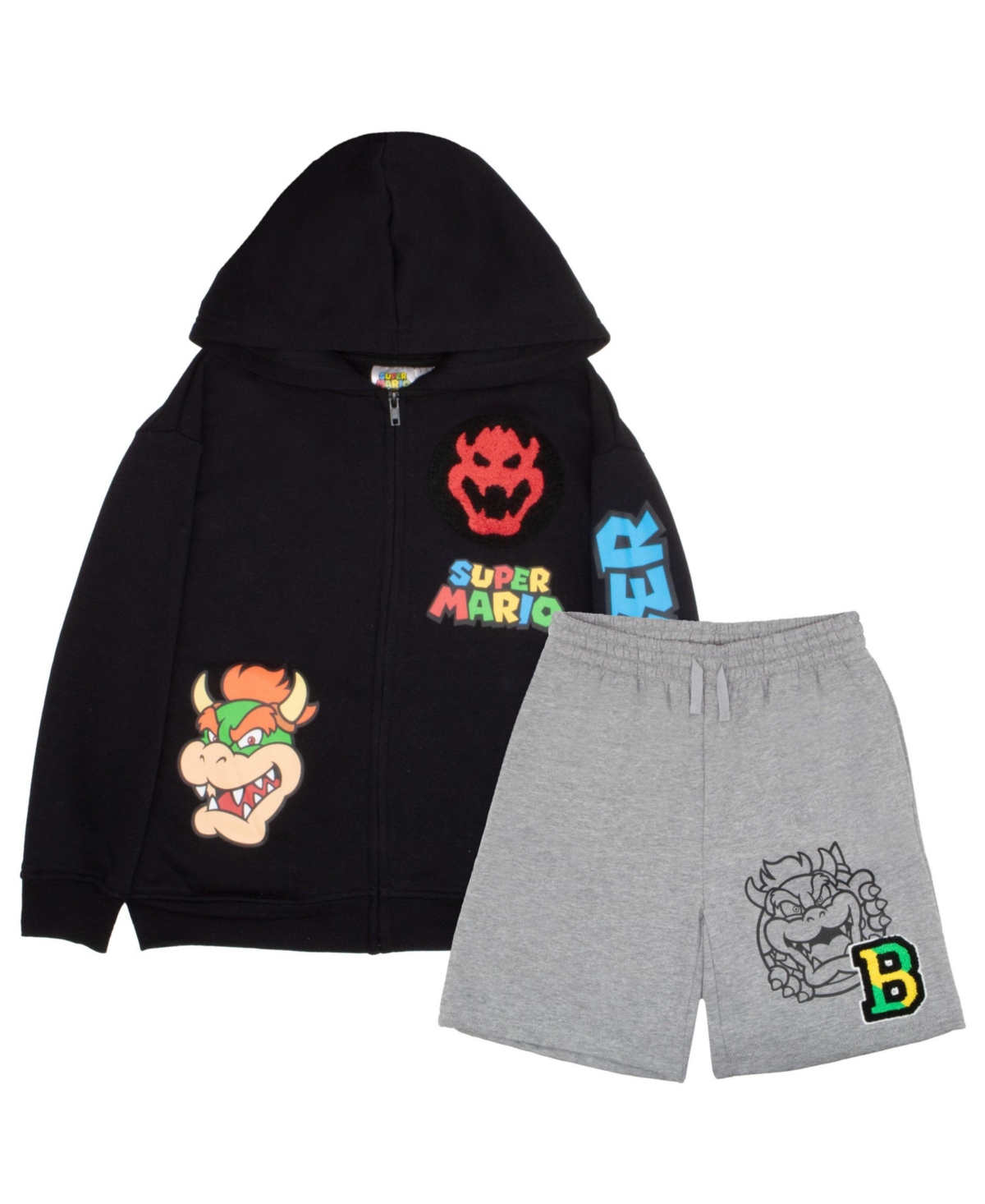 Click here for Mario Big Boys Super Bros Bowser 2-Piece Zip-Up Ho... prices