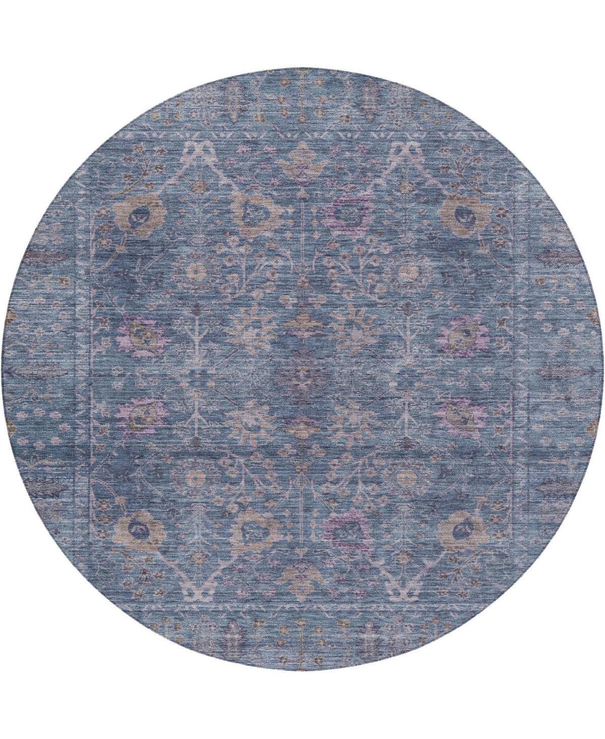 Click here for Dalyn Solace SL9 8x8 Round Area Rug - Denim prices