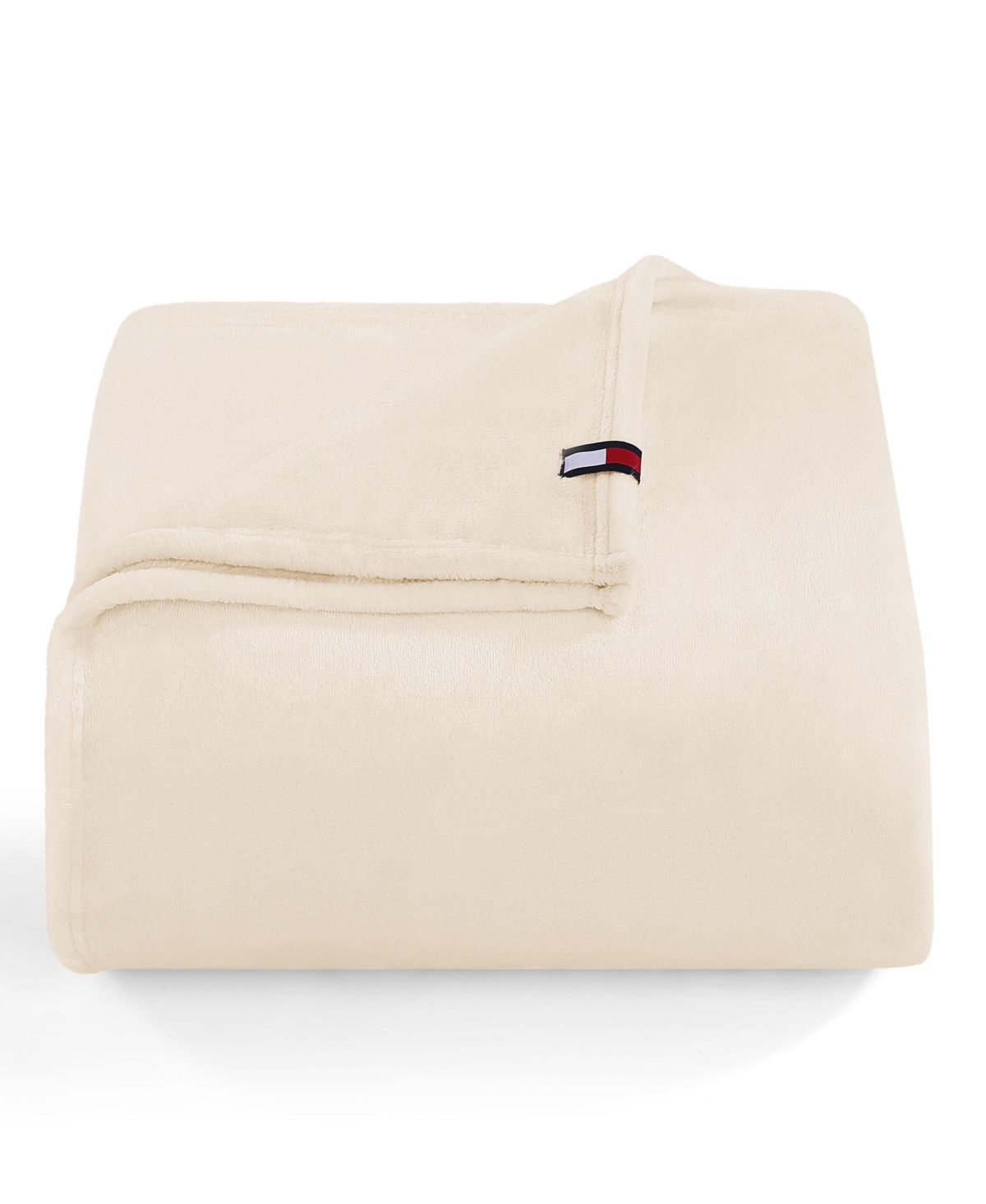 Click here for Tommy Hilfiger Solid Plush Blanket  King - Ivory prices