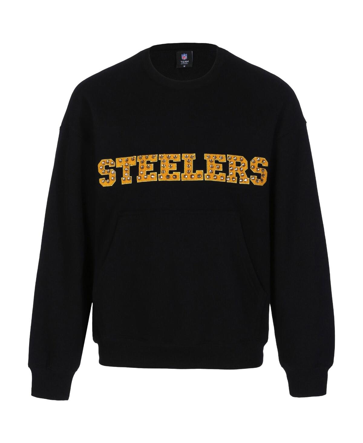 Click here for Cuce Womens Black Pittsburgh Steelers Chenille Jew... prices