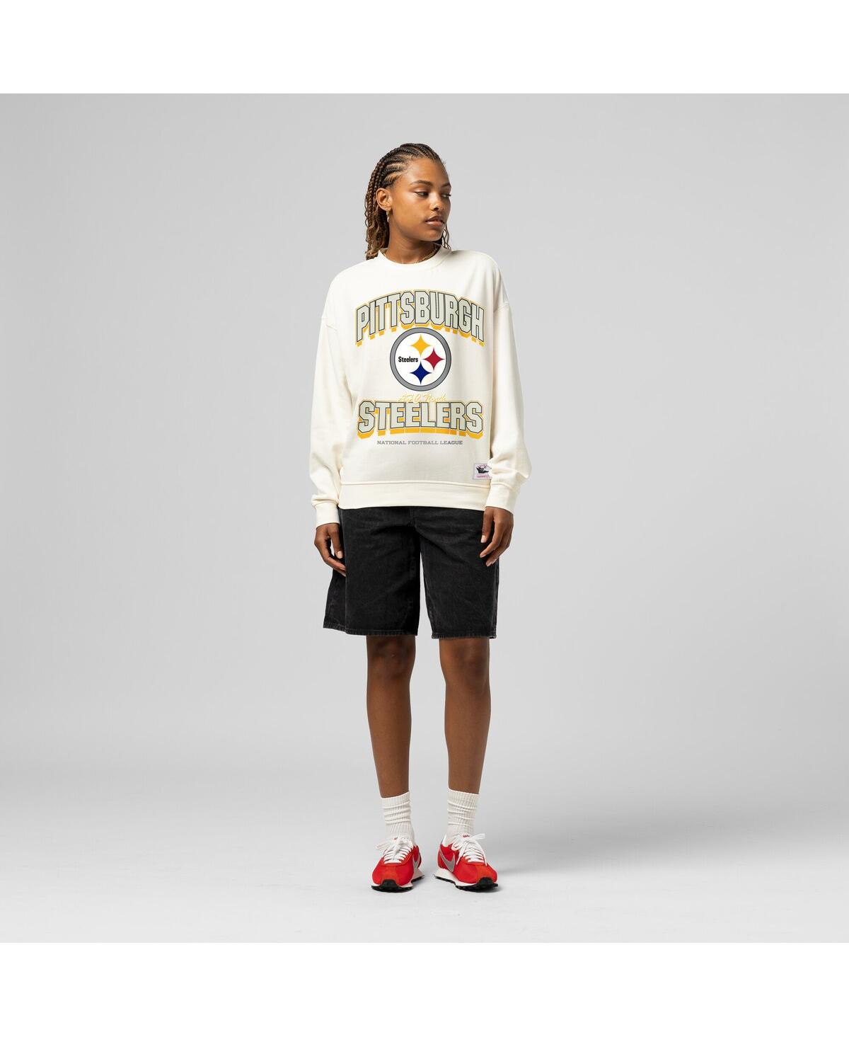 Click here for Mitchell & Ness Mens Cream Pittsburgh Steelers Ton... prices