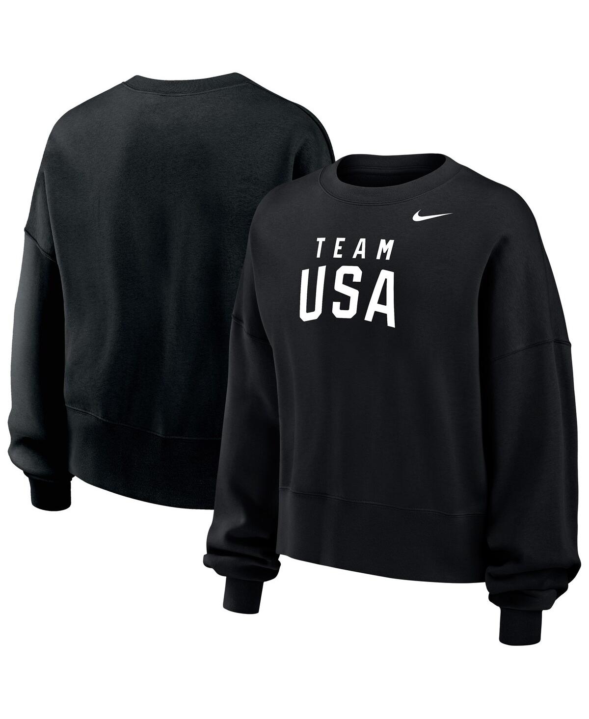 Click here for Nike Womens Black Team Usa Oversized Phoenix Pullo... prices