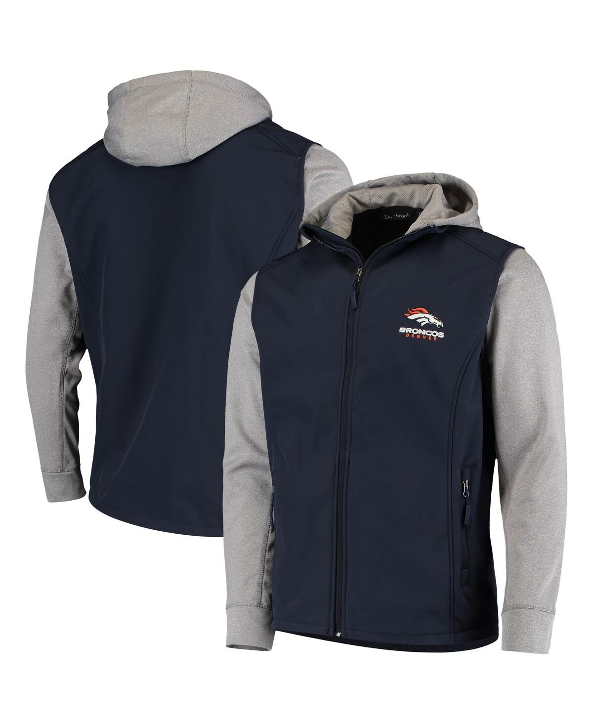 Click here for Dunbrooke Mens Navy/Gray Denver Broncos Alpha Full... prices